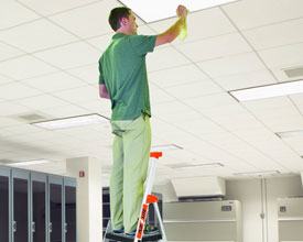 Ceiling Plenum Cleaning